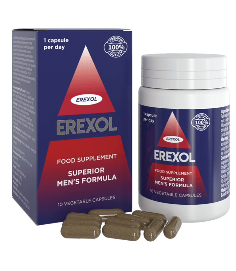 Erexol capsule 🚑 Prezzo, Ingredienti, Effetti, Recensioni, Farmacia ...
